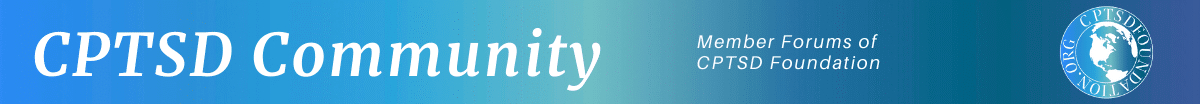 CPTSD Community forums banner | CPTSDfoundation.org
